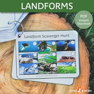 Landforms Booklet | Landforms Worksheet | Landforms Printable ...
