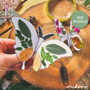 Flapping Butterfly & Moth Craft | Butterfly Craft | Moth Craft | Nature ...