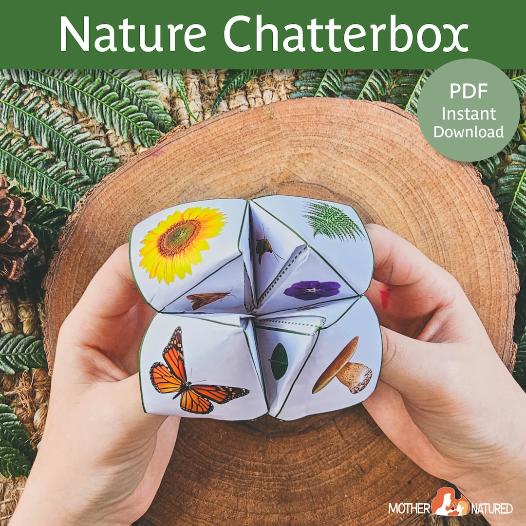 Nature Cootie Catcher | Nature Chatterbox | Nature Activity | Nature ...