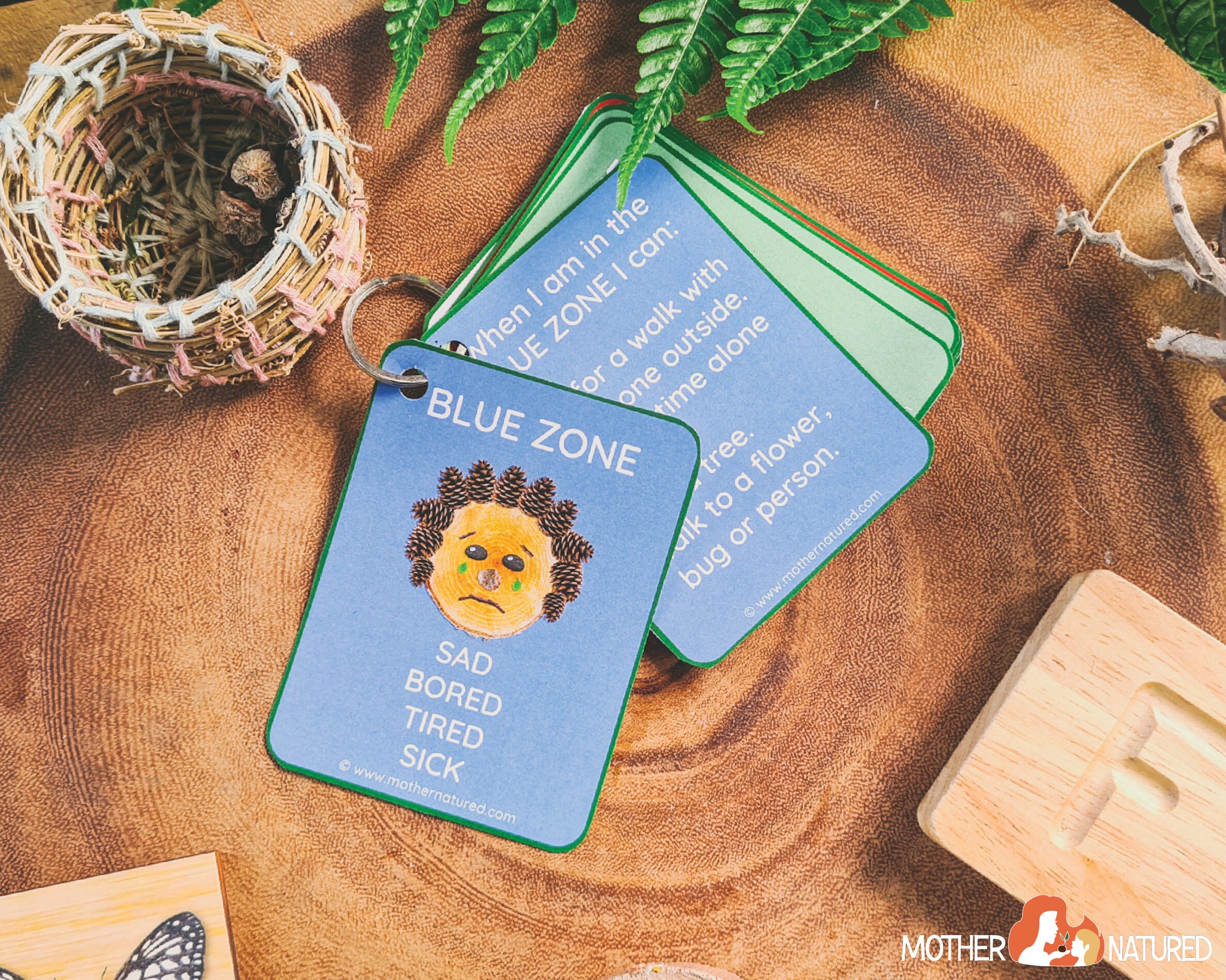 Nature Self Regulation Cards Nature Emotional Regulation - Etsy