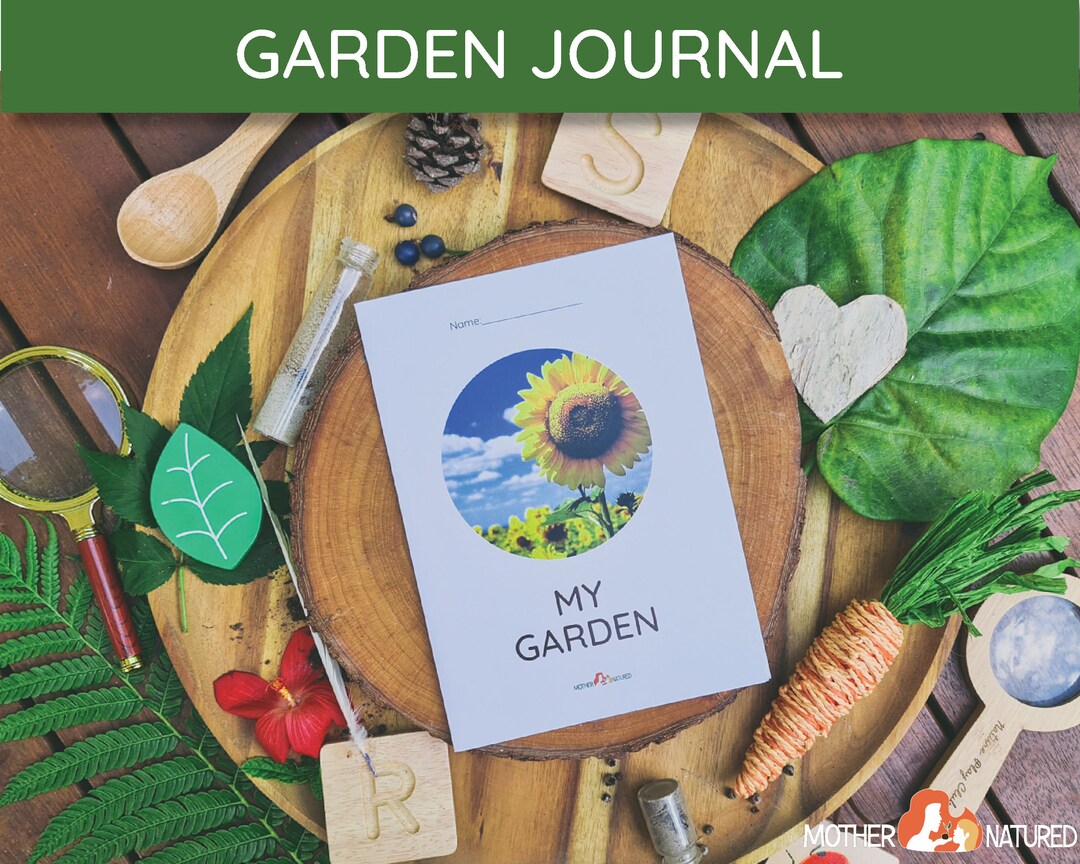 Garden Journal | Garden Notebook for Kids | Garden Diary for Kids - Etsy