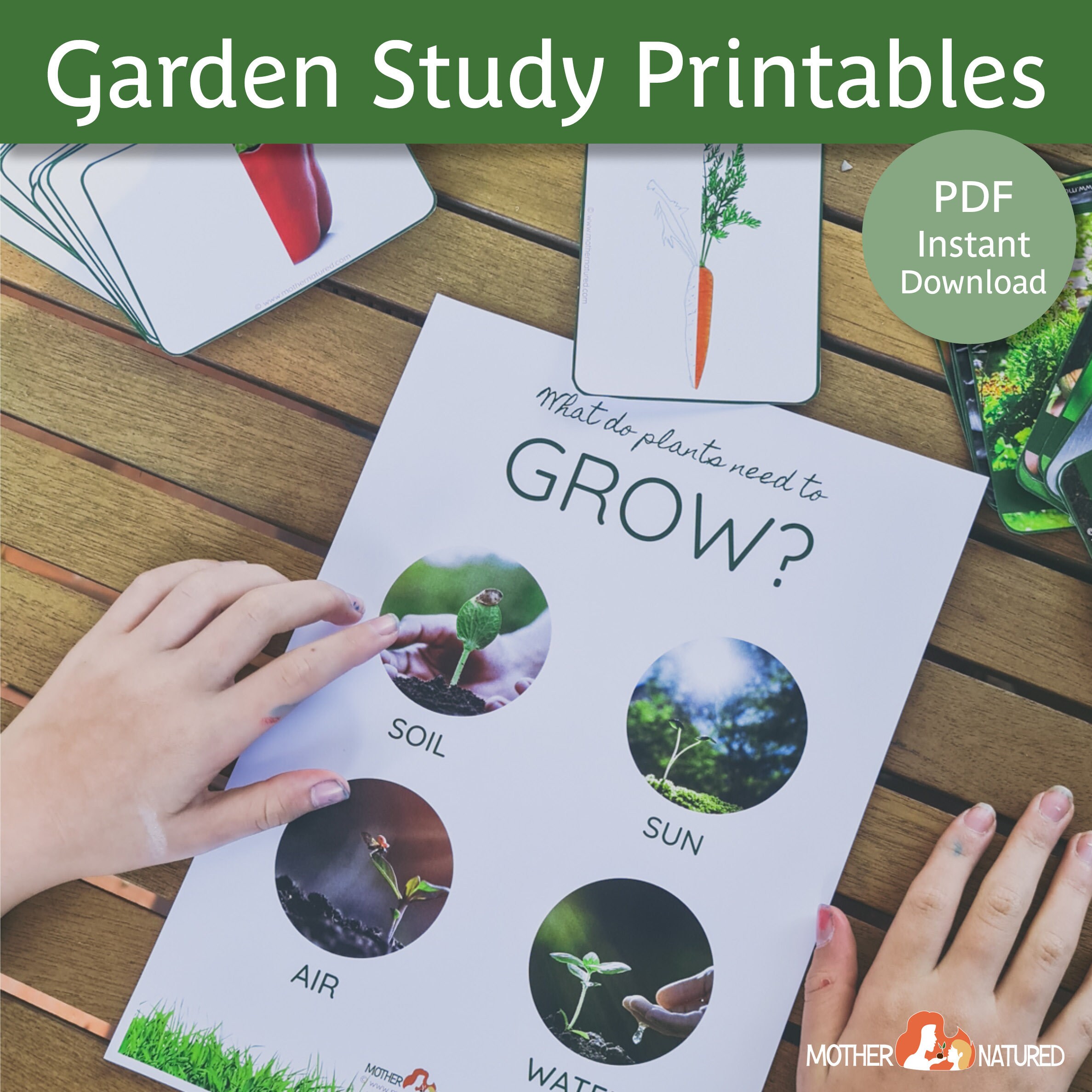 Garden Activity Printables for Kids | Garden Resources | Gardening With ...