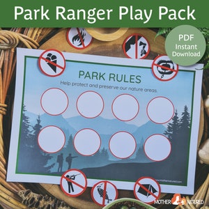 Park Ranger Play Printables | World Ranger Day Printables | Dramatic ...