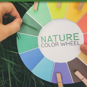 Nature COLOUR Wheel | Nature COLOR Wheel | Nature Play Printable ...