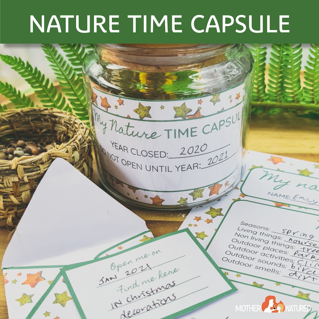 Nature Time Capsule | Time Capsule Activity for Kids | Charlotte Mason ...