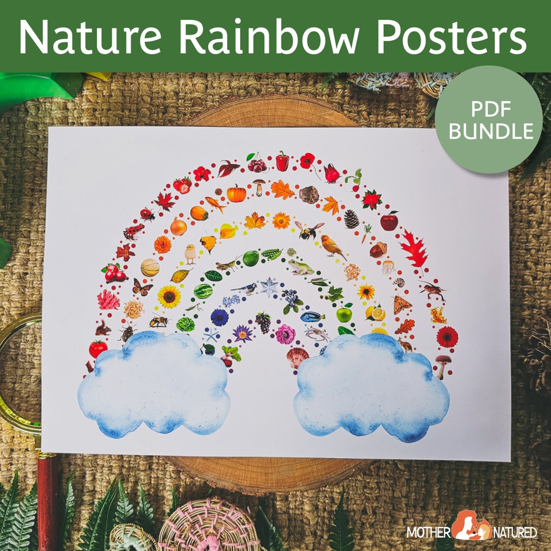 Rainbow Printable | Rainbow Posters | Nature Rainbow | Rainbow ...