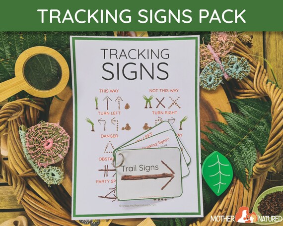 Tracking Signs Booklet Tracking Symbol Poster Tracking - Etsy