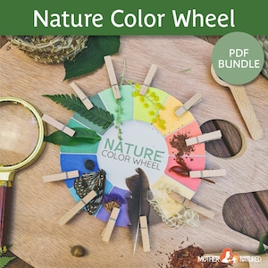 Nature COLOUR Wheel | Nature COLOR Wheel | Nature Play Printable ...