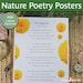 Nature Poetry Posters Nature Poetry Prints Nature Poetry - Etsy