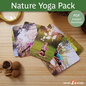 NATURE YOGA Cards | Yoga Cards for Kids | Kids Yoga Printables ...