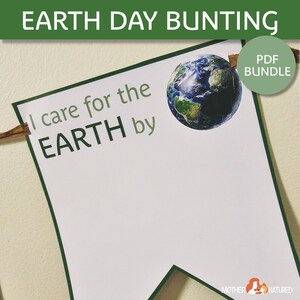 Earth Day Bunting | Earth Day Classroom Decoration | Earth Day Décor ...
