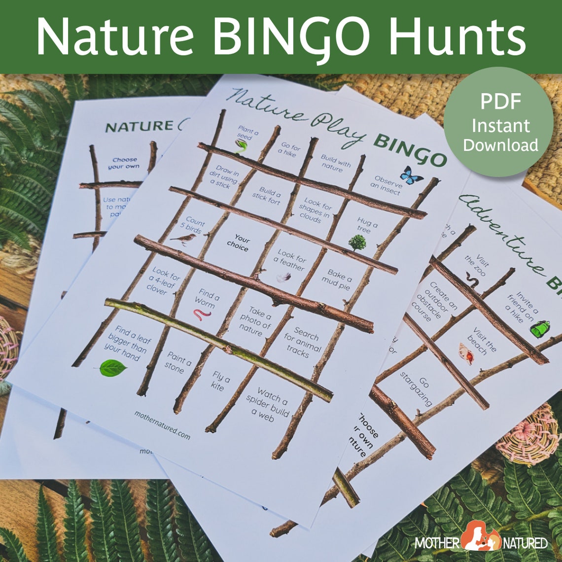 Nature Bingo Activity | Nature Bingo Scavenger Hunt | Nature Bingo Hunt ...