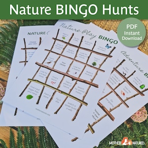 Nature Bingo Activity | Nature Bingo Scavenger Hunt | Nature Bingo Hunt ...