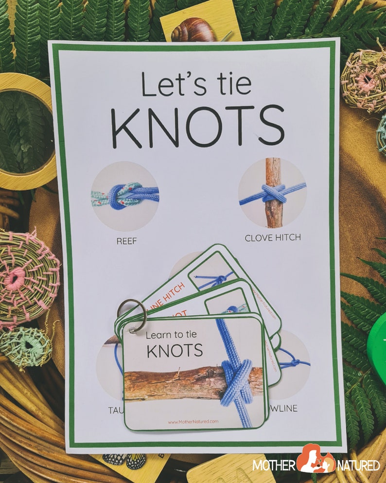 Knot Tying Guide | Knot Poster | Knot Booklet | Knot Tying Activities ...