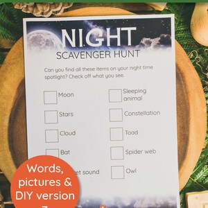 Night Scavenger Hunt | Spotlight Hunt | Spotlight Scavenger Hunt ...