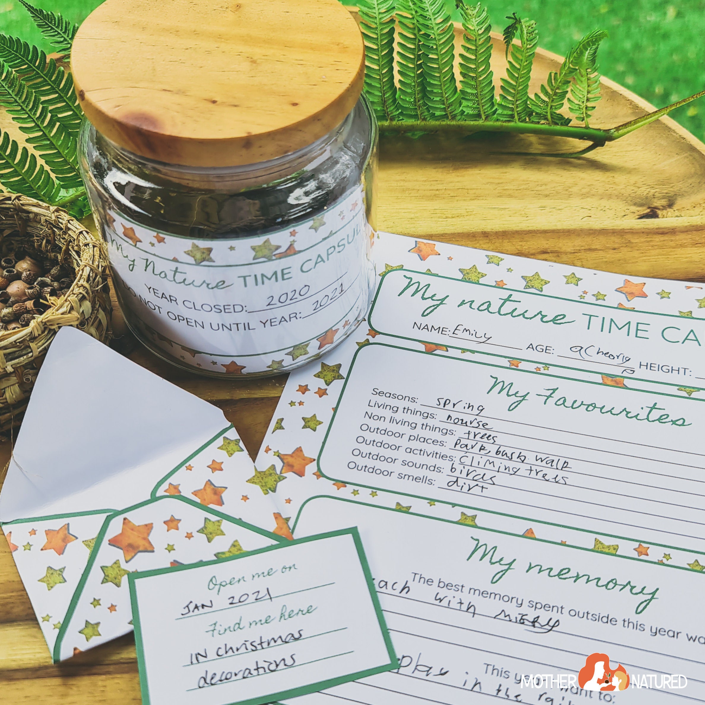 Nature Time Capsule Time Capsule Activity for Kids - Etsy