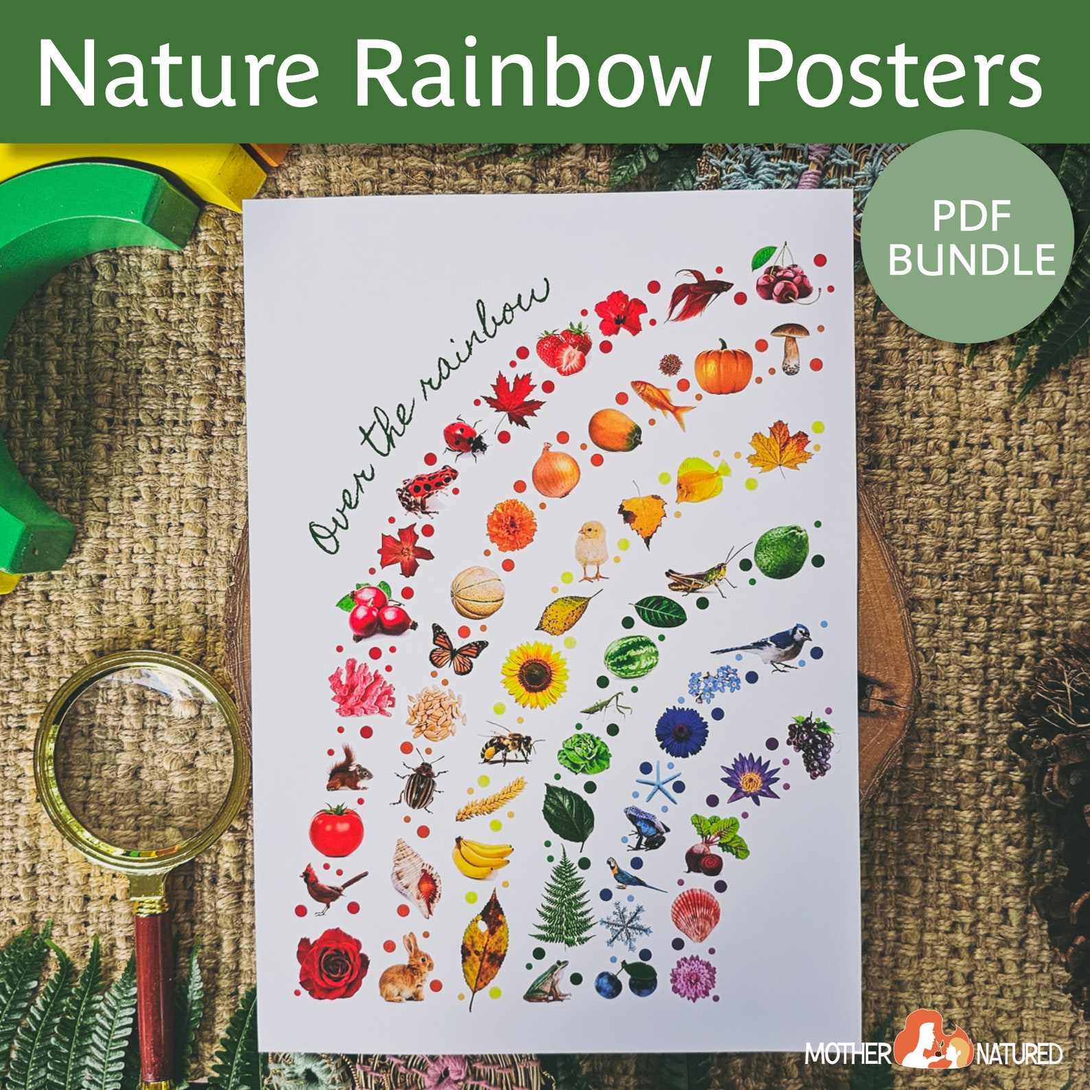 Rainbow Printable Rainbow Posters Nature Rainbow Rainbow - Etsy Australia
