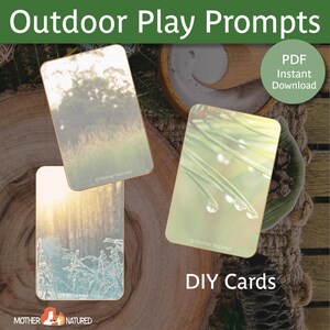 Nature Play Activity Cards | Outdoor Play Activity Cards | Outdoor Play ...