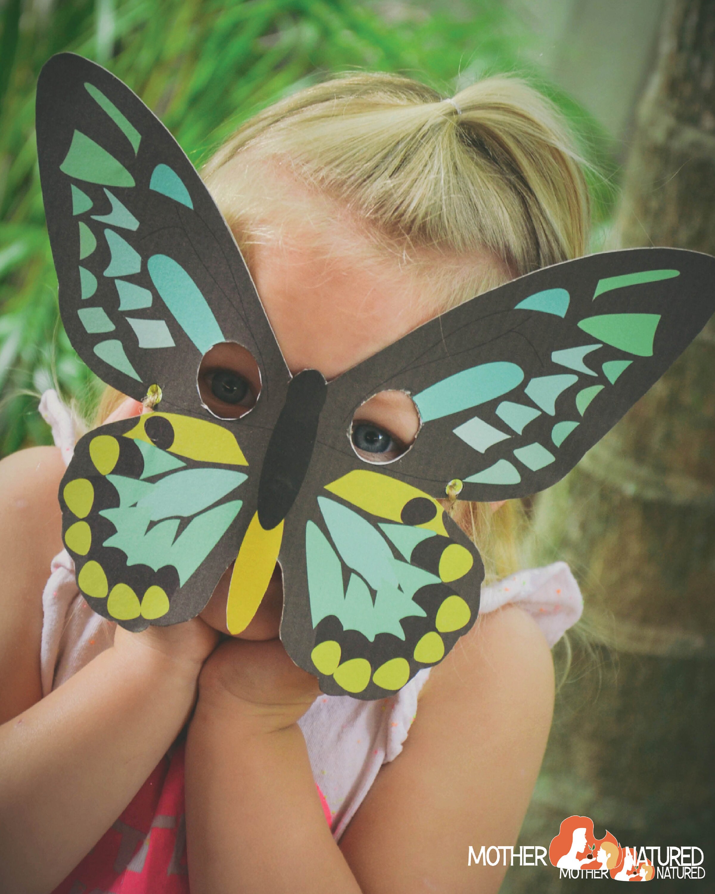 Butterfly Mask Printable Butterfly Mask Butterfly Activity - Etsy