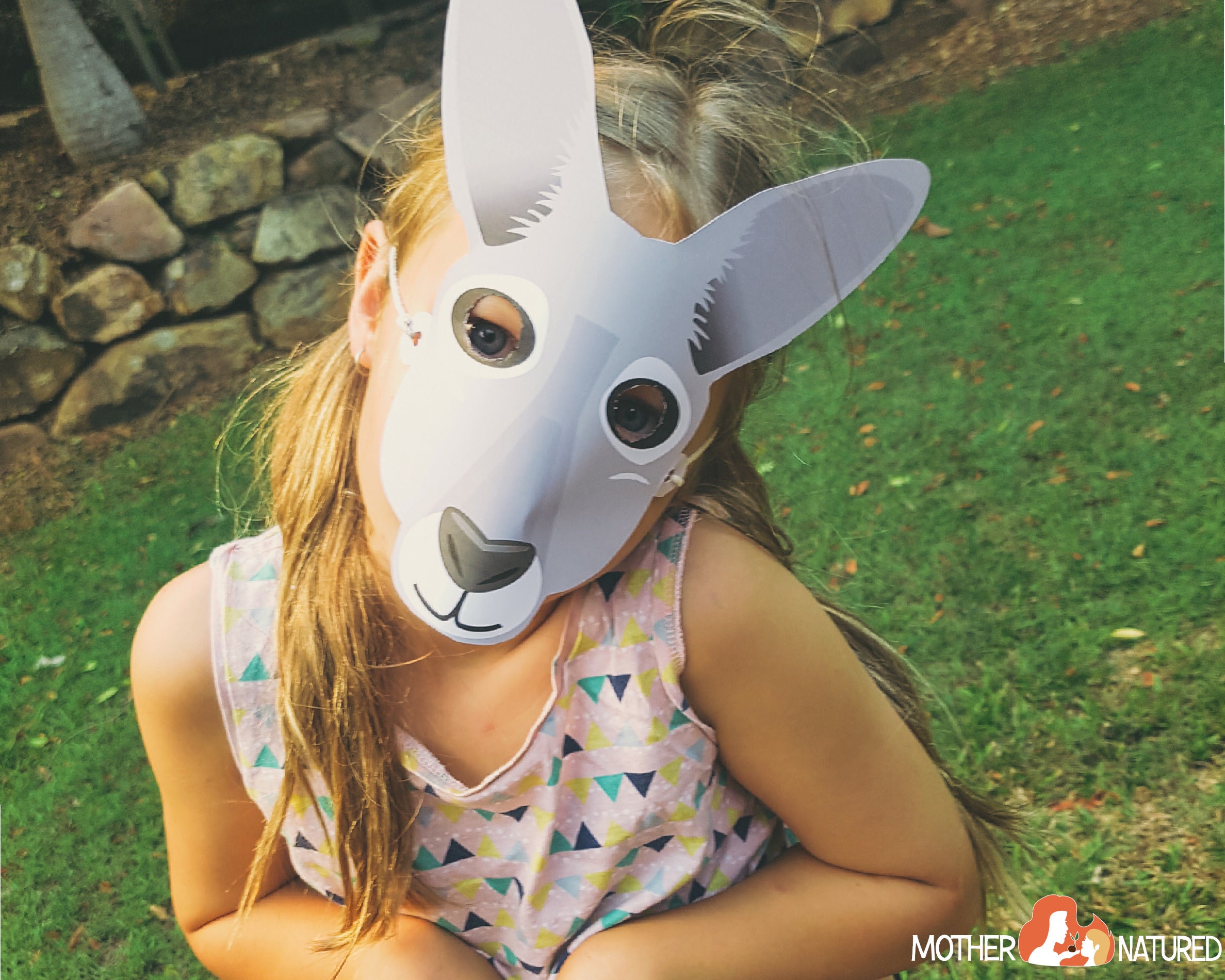 Kangaroo Mask Printable Australian Animal Mask Red - Etsy