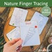 Nature Finger Tracing Cards and Posters | Nature Calm Activity | Calm ...
