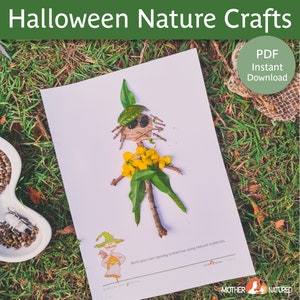 HALLOWEEN CRAFTS for Kids Halloween Nature Crafts Halloween Printables ...