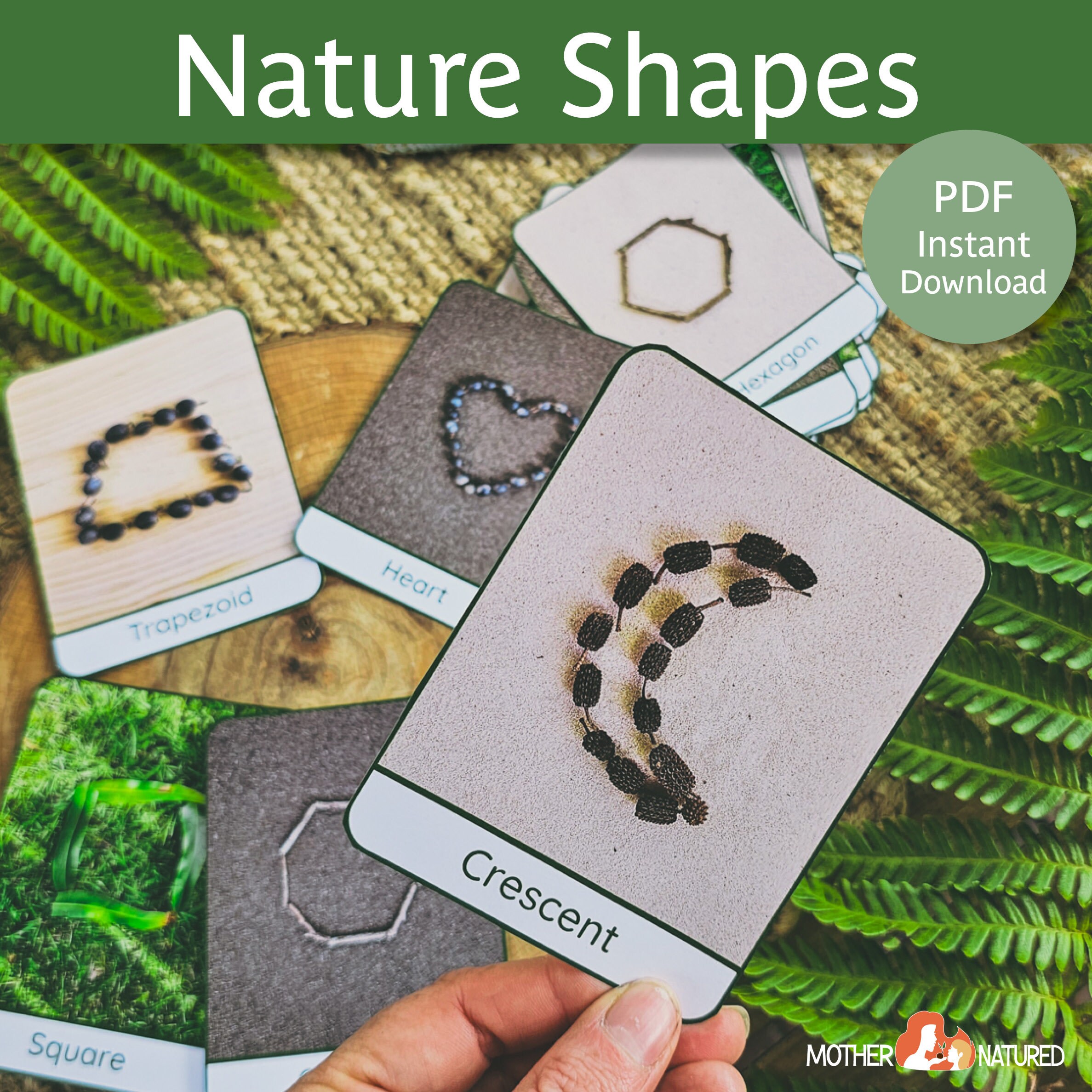Nature Shapes Loose Parts | Nature Shapes Preschool | Nature Shapes ...