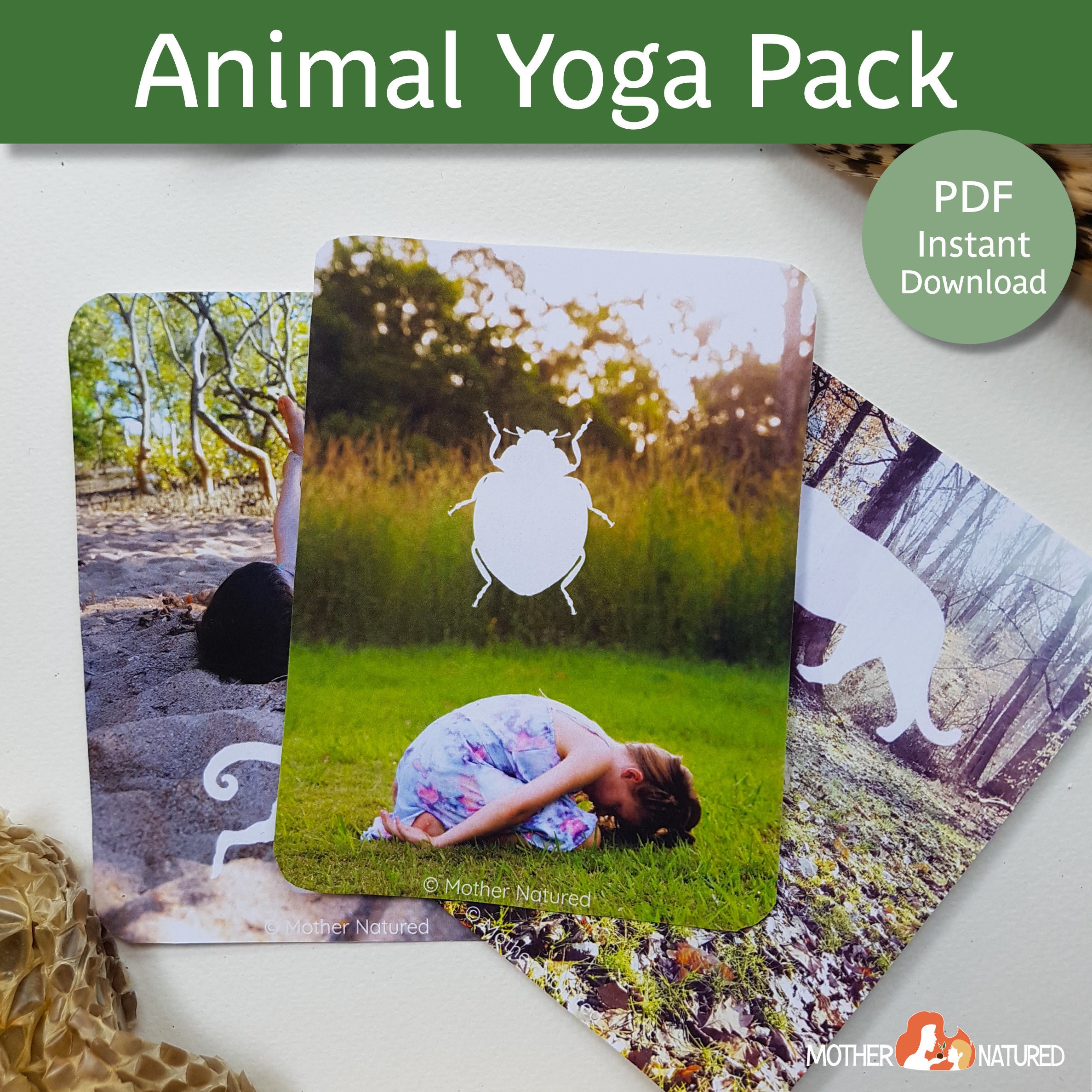 ANIMAL YOGA Cards Animal Yoga Posters Animal Yoga Digital - Etsy