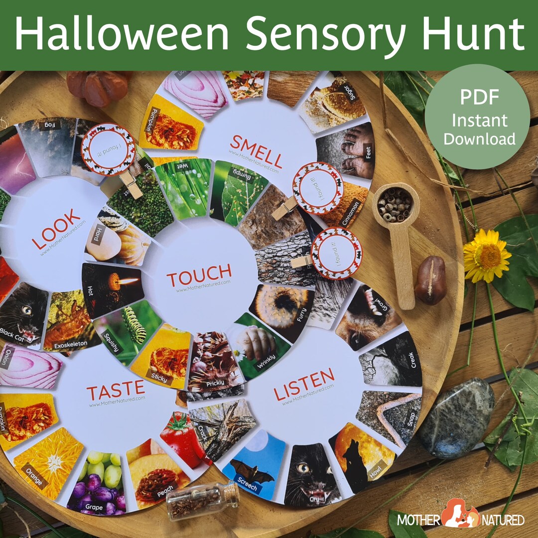 HALLOWEEN SCAVENGER Hunt | Scavenger Hunt for Kids | Halloween Sensory ...