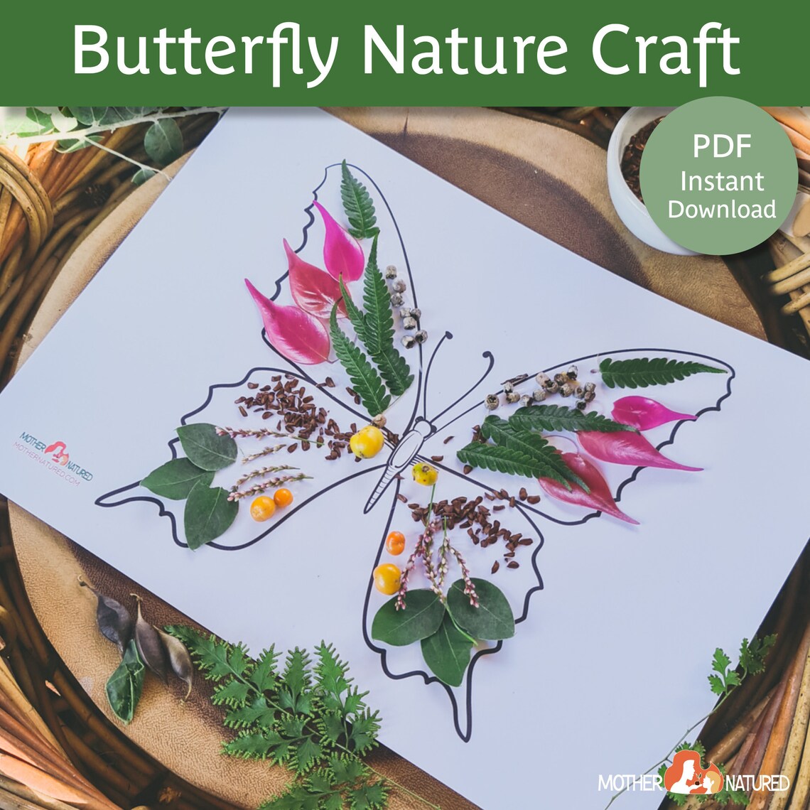 Butterfly Nature Craft | Butterfly Craft | Sustainable Craft for Kids ...