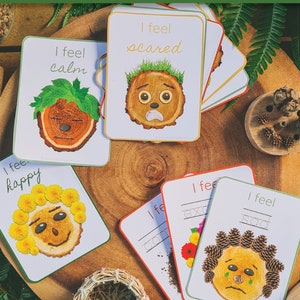 Nature Emotion Cards | Nature Feelings Cards | Montessori Emotion Cards ...