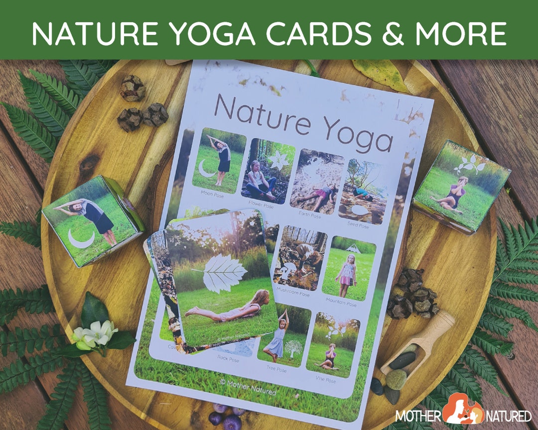 NATURE YOGA Cards Yoga Cards for Kids Kids Yoga Printables - Etsy