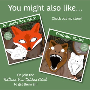 Moth Mask | Adult Moth Mask | Moth Mask for Kids | Printable Moth Mask ...