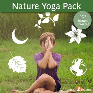 NATURE YOGA Cards | Yoga Cards for Kids | Kids Yoga Printables ...