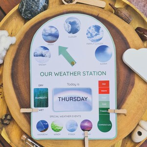 Educational WEATHER PRINTABLES | Weather Station | Weather Digital ...