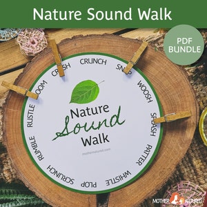 Nature Sound Walk Scavenger Hunt | Listening Printable | Mindfulness ...