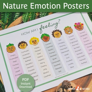 Nature Emotion Posters | Feelings Posters | Clam Corner Poster ...