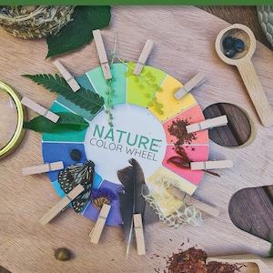 Nature COLOUR Wheel | Nature COLOR Wheel | Nature Play Printable ...