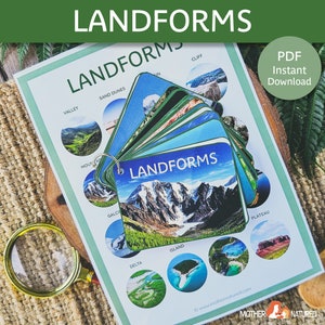 Landforms Booklet | Landforms Worksheet | Landforms Printable ...