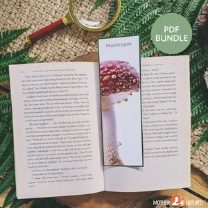 Printable Nature Bookmark for Kids | Nature Printable Bookmark Set ...