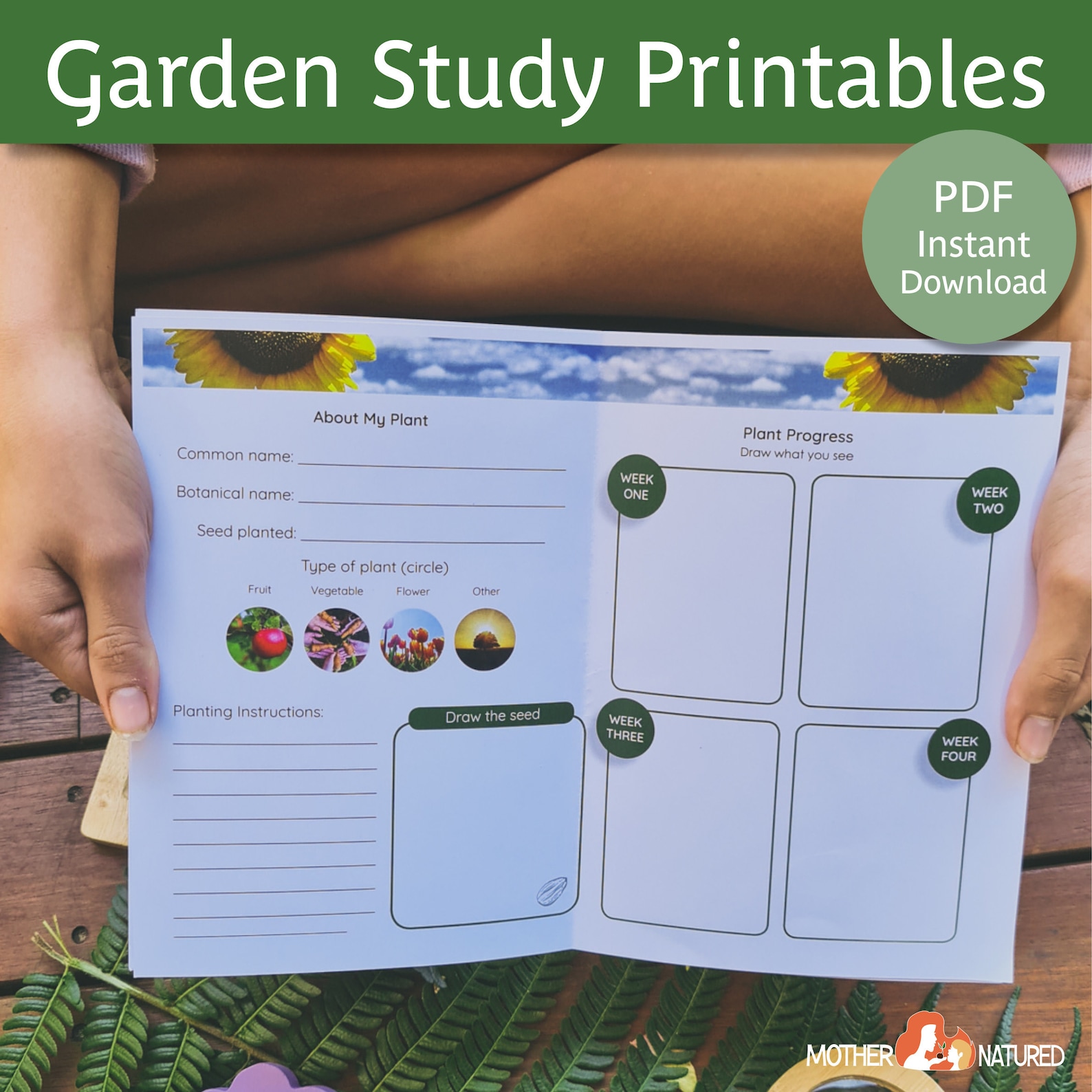 Garden Activity Printables for Kids | Garden Resources | Gardening With ...