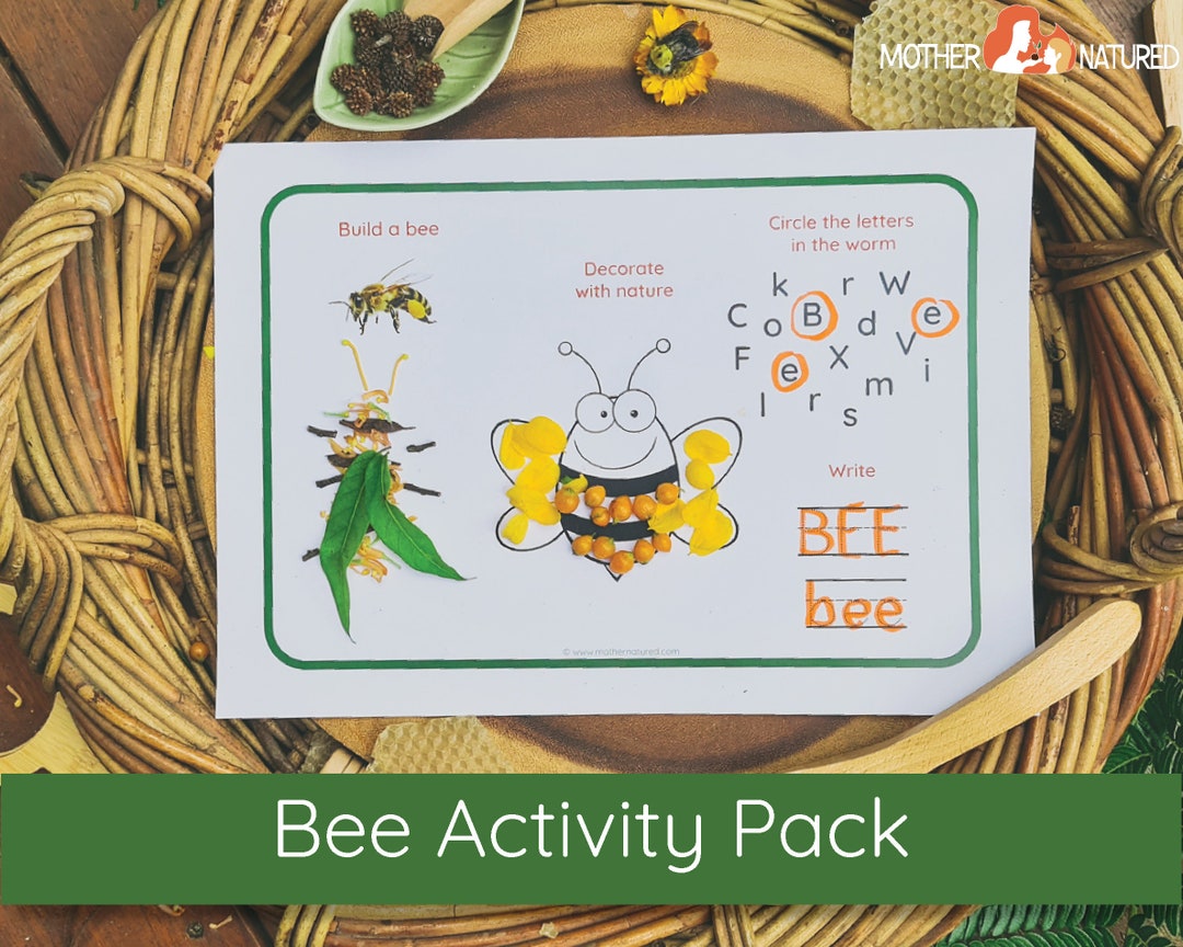 Honey Bee Activity Pack - Etsy