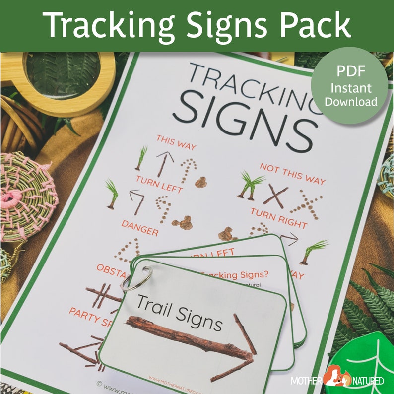 Tracking Signs Booklet | Tracking Symbol Poster | Tracking Sign Guide ...