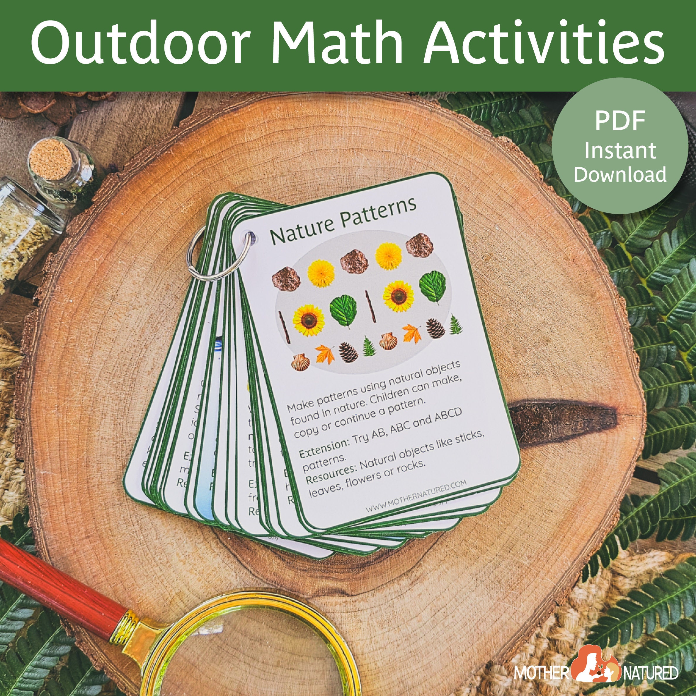 Outdoor Math Activities | Nature Math Activities | Forest School Math ...