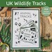 British Animal Tracks Guide Animal Tracking for Kids United Kingdom ...