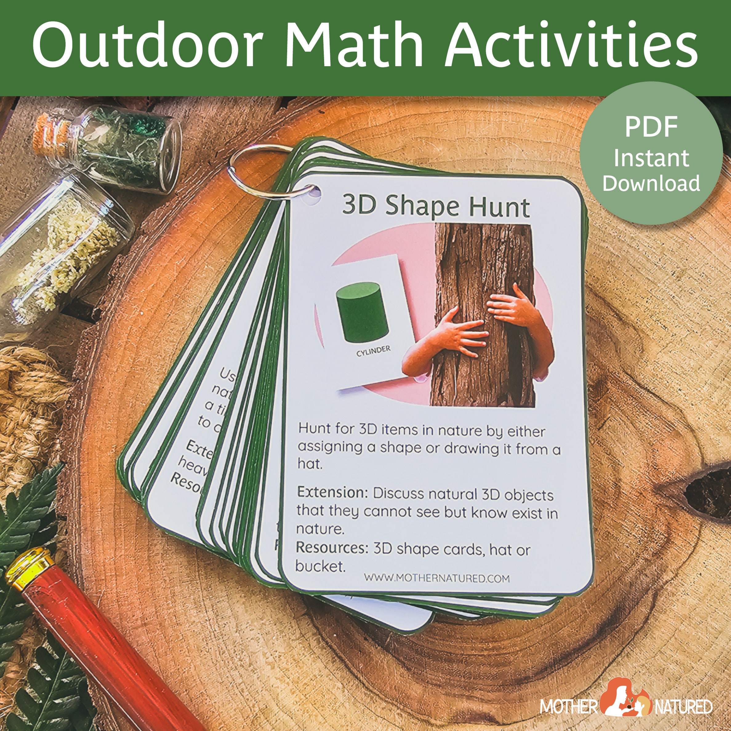 Outdoor Math Activities | Nature Math Activities | Forest School Math ...