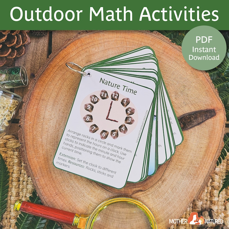Outdoor Math Activities | Nature Math Activities | Forest School Math ...