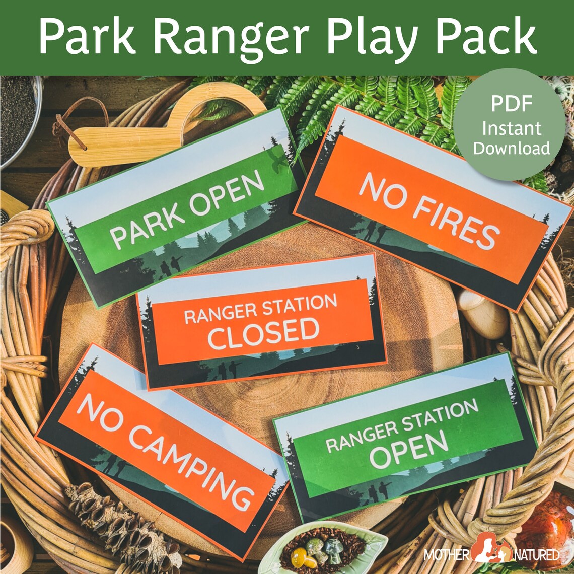 Park Ranger Play Printables | World Ranger Day Printables | Dramatic ...