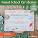 Editable Nature Certificates | Nature-themed Award | Forest School ...