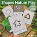 Nature Shapes Loose Parts | Nature Shapes Preschool | Nature Shapes ...